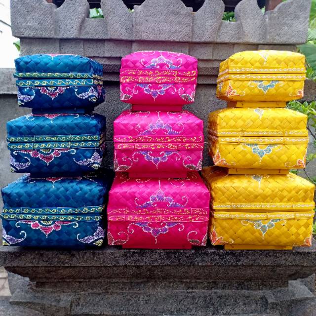 Bamboo Keben Set 3 pcs / Keben / Balinese Bamboo Keben / Hampers Box ...