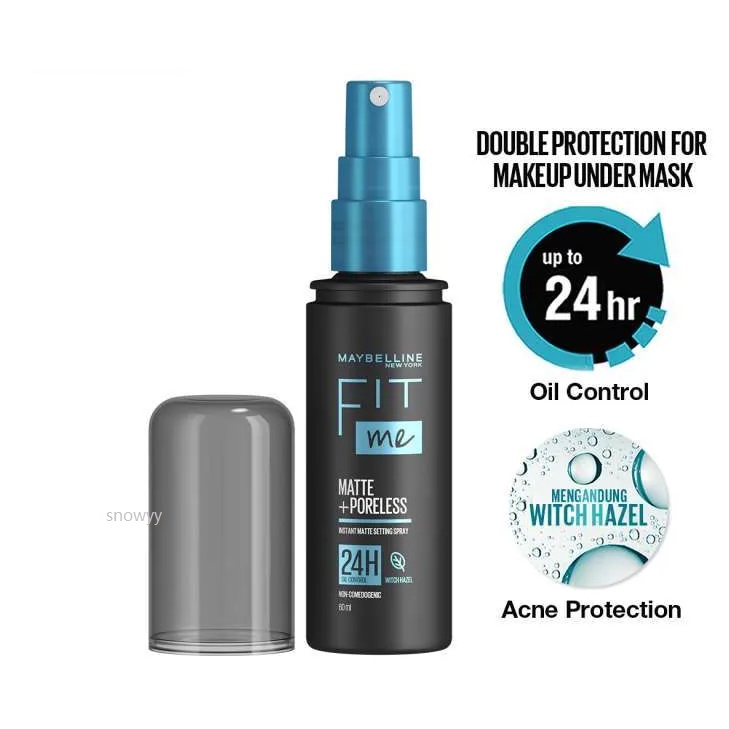 Maybelline Setting Spray Fit Me Matte + Poreless Instant Matte Setting ...