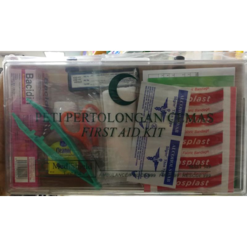 MEDISHIELD FIRST AID BOX MAST519(SMALL)EXP09/26 & MALT538(BIG)EXP06/26 ...