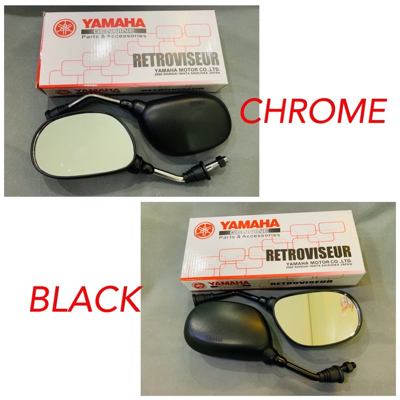 SIDE MIRROR Y110 / LC135 / RXZ / Y15 Batang Pendek STANDARD (BLACK ...