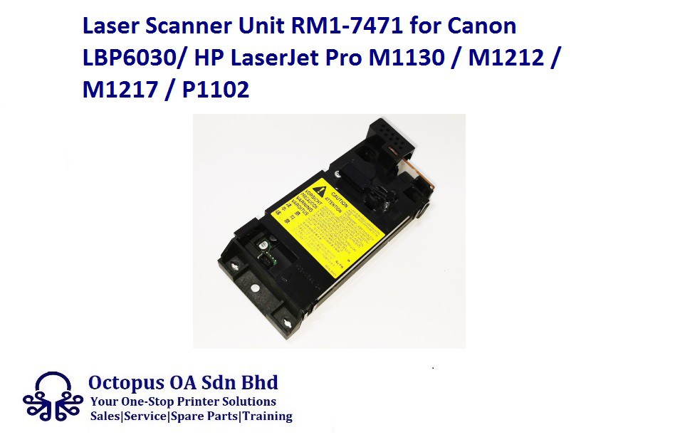 Laser Scanner Unit RM1-7471 for Canon LBP6030/ HP LaserJet Pro M1130 ...