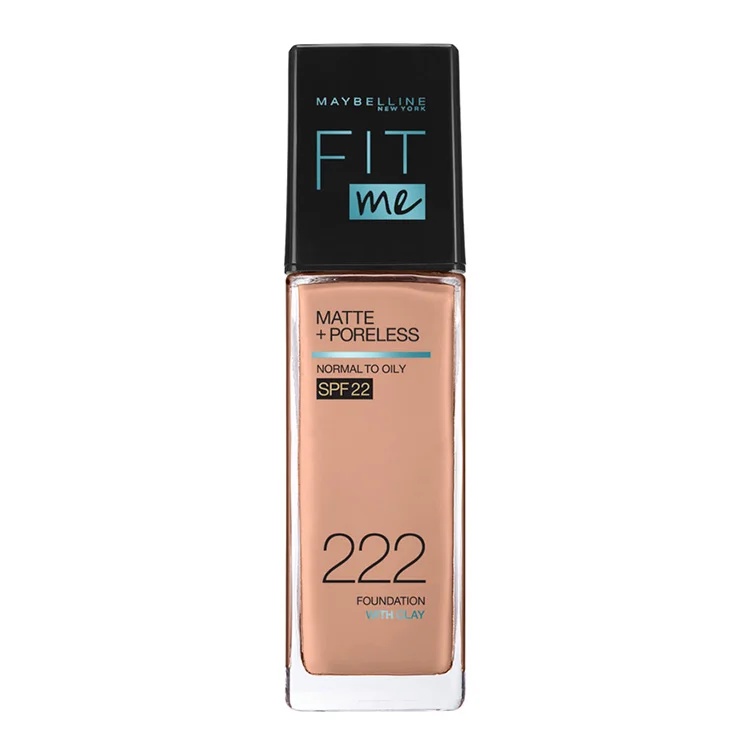 Maybelline Fit Me Matte + Poreless Foundation 222 True Beige (G ...