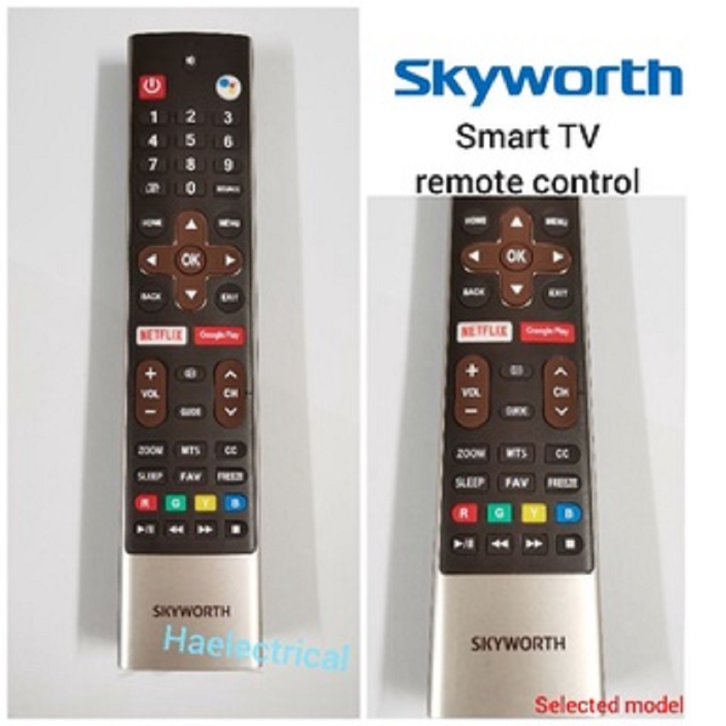 SKYWORTH SMART TV REMOTE CONTROL WITH NETFLIX AND GOOGLE PLAY | Shopee ...