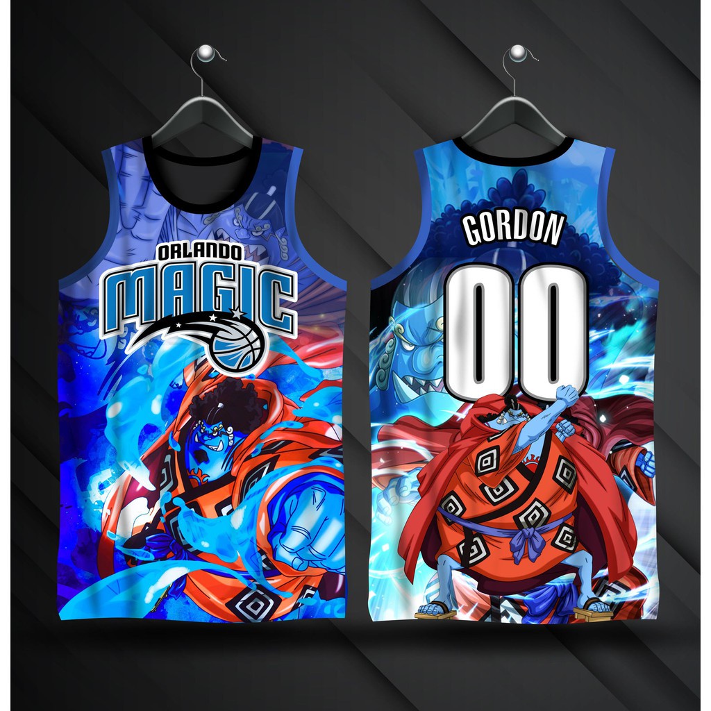 ONE PIECE x ORLANDO MAGIC AARON GORDON 00 JERSEY | FULL SUBLIMATION ...