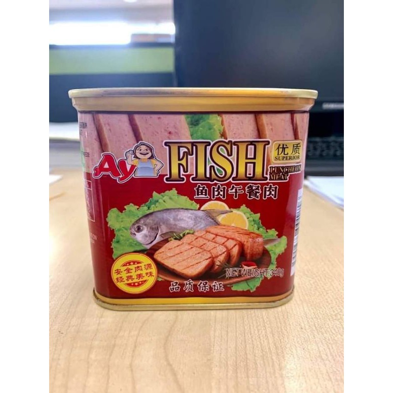 鱼肉午餐肉FISH LUNCHEON MEAT 340g | Shopee Malaysia