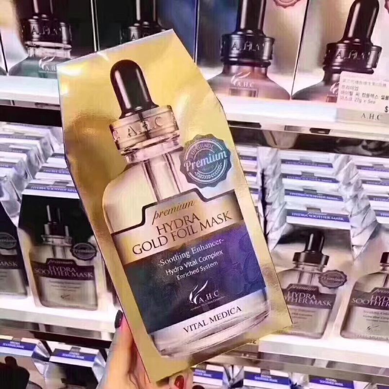 AHC Premium Hydra Soother Cellulose Mask/ahc Premium Hydra Gold Foil ...