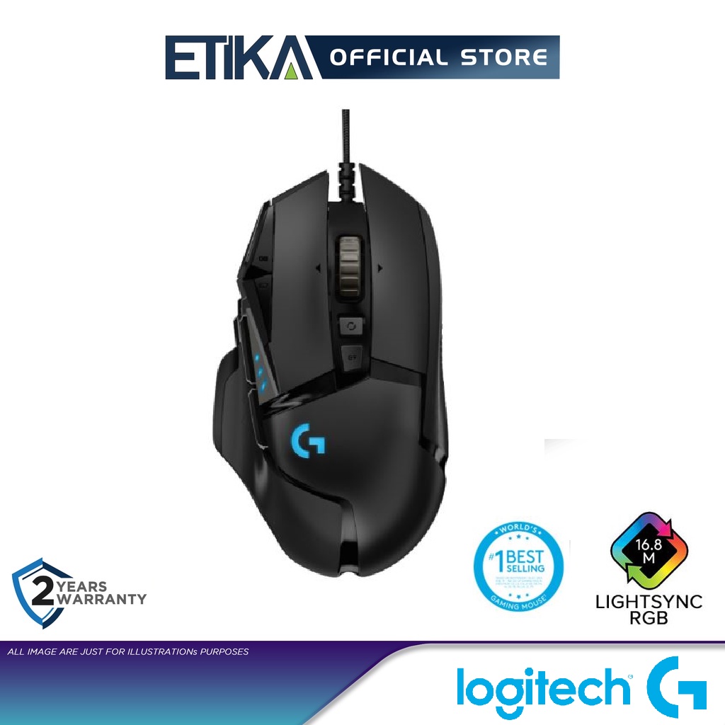 Logitech G502 HERO 25K High Performance Gaming Mouse | LightSync RGB ...