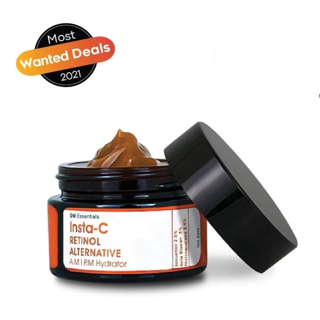 DM ESSENTIALS INSTA-C Retinol Alternative Hydrator Moisturizer Gel ...