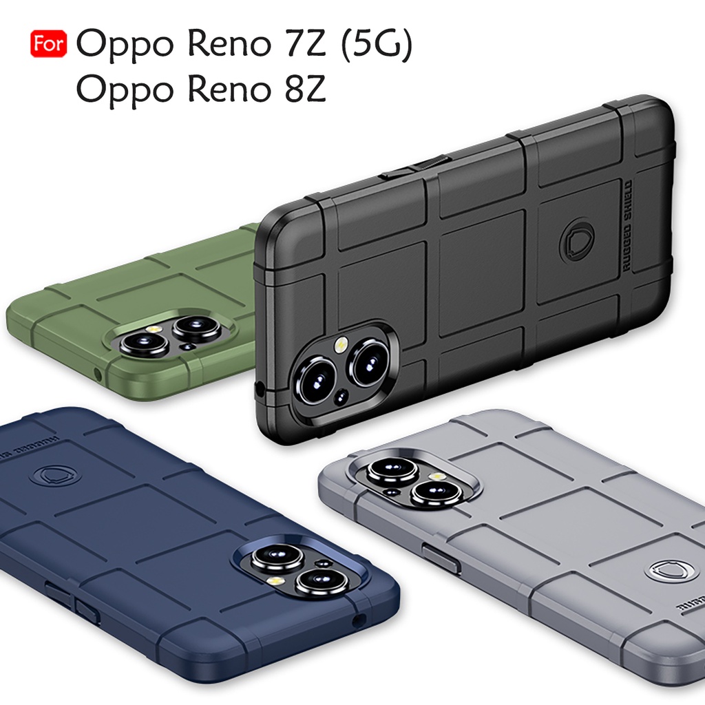 Oppo Reno 7Z 5G Reno 8Z Rugged Shield Thick TPU With Shockproof Design ...