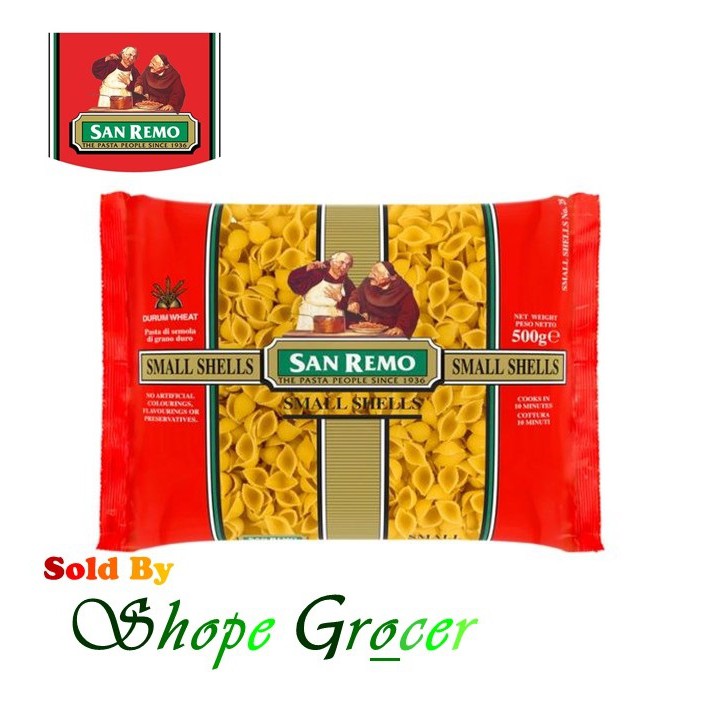San Remo Dry Pasta - Small Shells (500g) | Shopee Malaysia