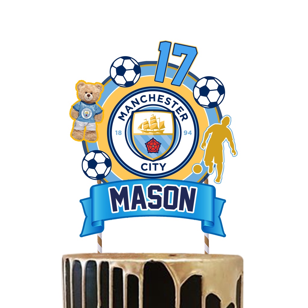 MANCHESTER CITY CAKE TOPPER | Shopee Malaysia