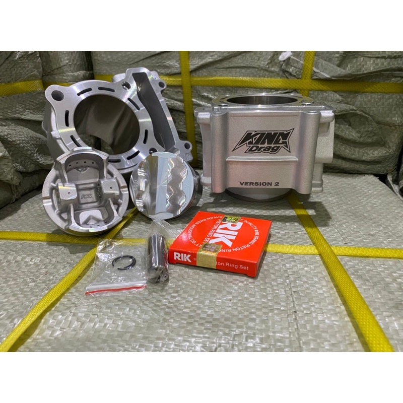 KING DRAG LC135 CERAMIC BLOCK FJN FORGED PISTON 63 65 68 70 72MM ...