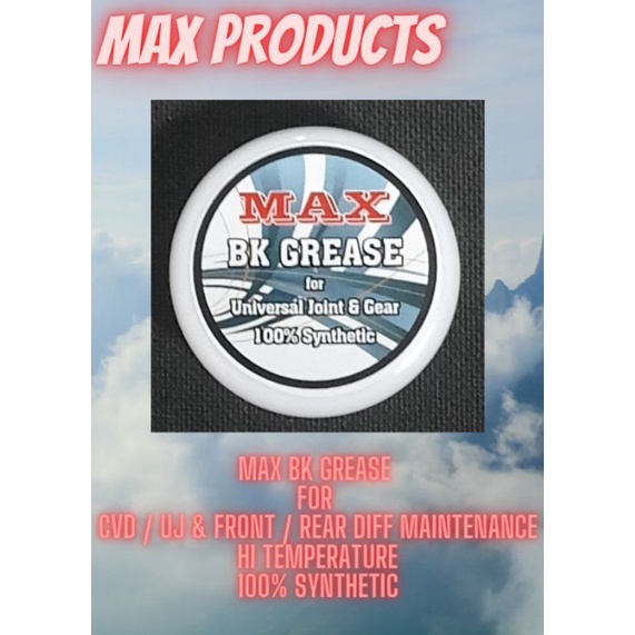 RC Car BK Grease for UJ / CVD and F/R Diff Gear - 15 grams or 30 grams ...