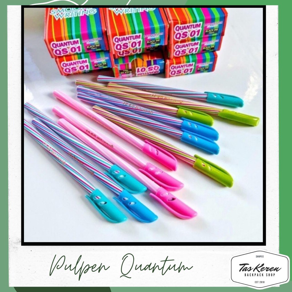 HITAM Black Quantum QS 01 Pen / Ballpoint Pen | Shopee Malaysia