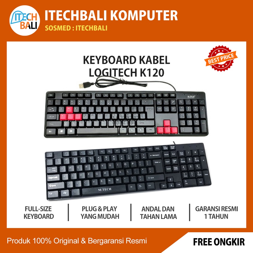 M-TECH STK-01 Usb Keyboard | ITECHBALI | Shopee Malaysia