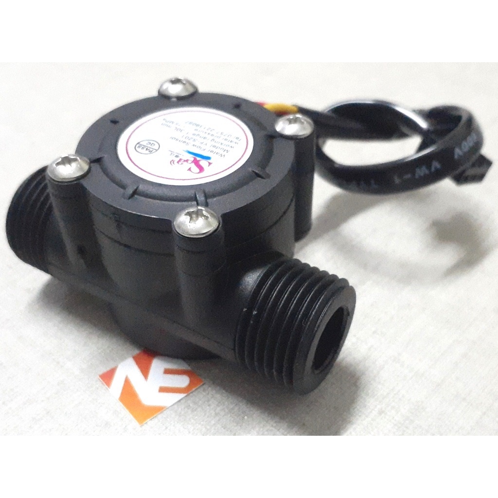 Water Flow Sensor YF S201 G1/2 5 to 24V Working Voltage Arduino PIC ...