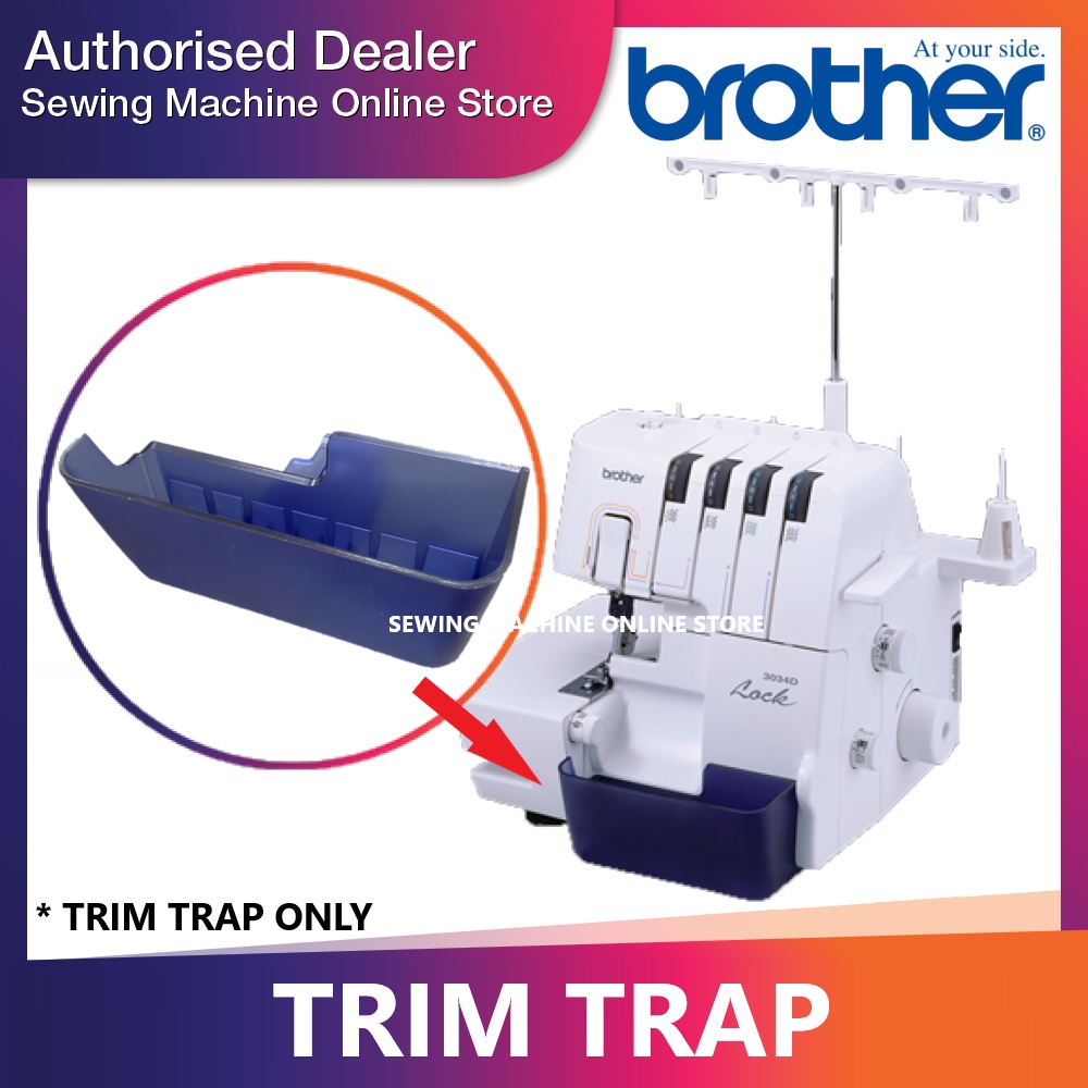 🔥READY STOCK 🔥 Trim Trap Brother 2104D & 3034/Mesin Jahit Tepi 2104D ...