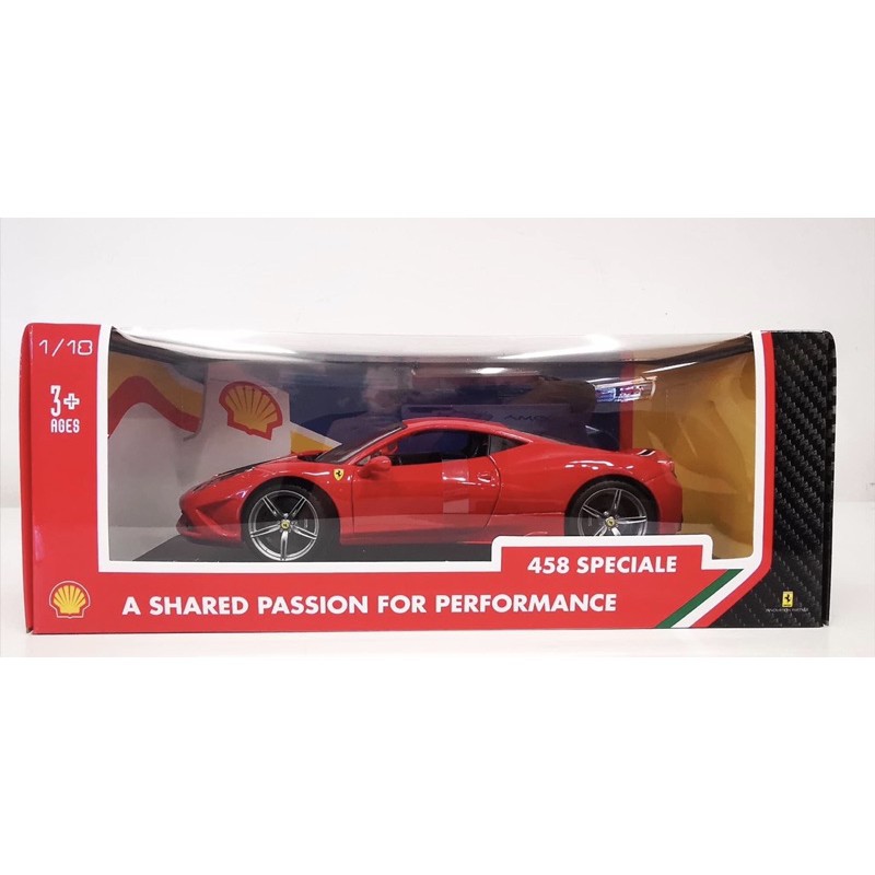 Limited-Edition Shell Ferrari 458 Speciale Red 1/18 Diecast Car Model ...