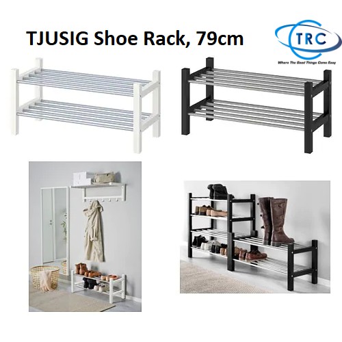 TJUSIG Shoe Rack Size:79 cm - 100% GENUINE IKEA | Shopee Malaysia