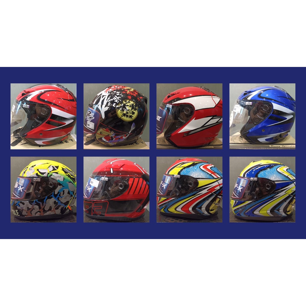 **OFFER** TSR HELMET RACING HELMET TOPI KELEDAR FULL FACE OPEN FACE ...