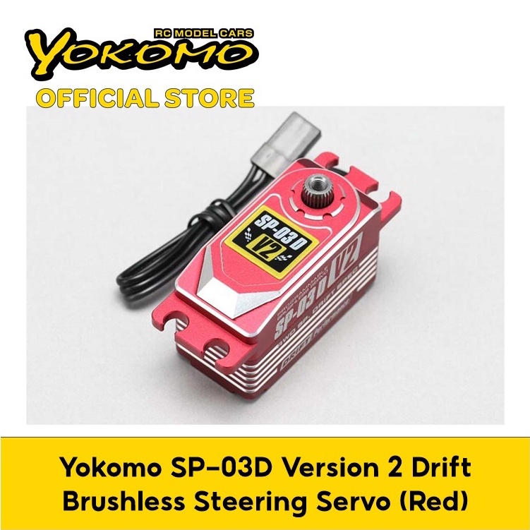 Yokomo SP-03D Version 2 Drift Brushless Steering Servo (Red) (SP-03DV2R) | Shopee Malaysia