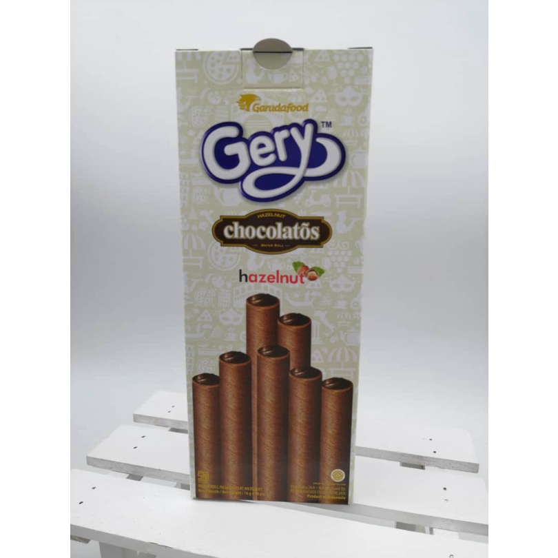 Gery Hazelnut Chocolate Wafer Roll (10 x 16g) | Shopee Malaysia