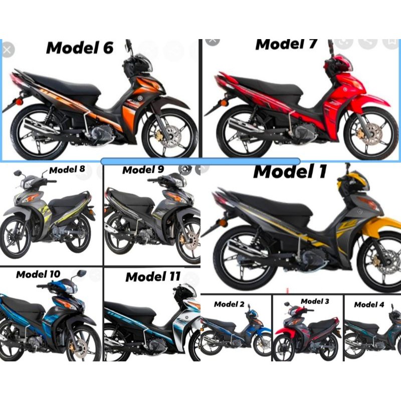 COVERSET YAMAHA LAGENDA 115 FI/CARB FANCY DESIGN | Shopee Malaysia