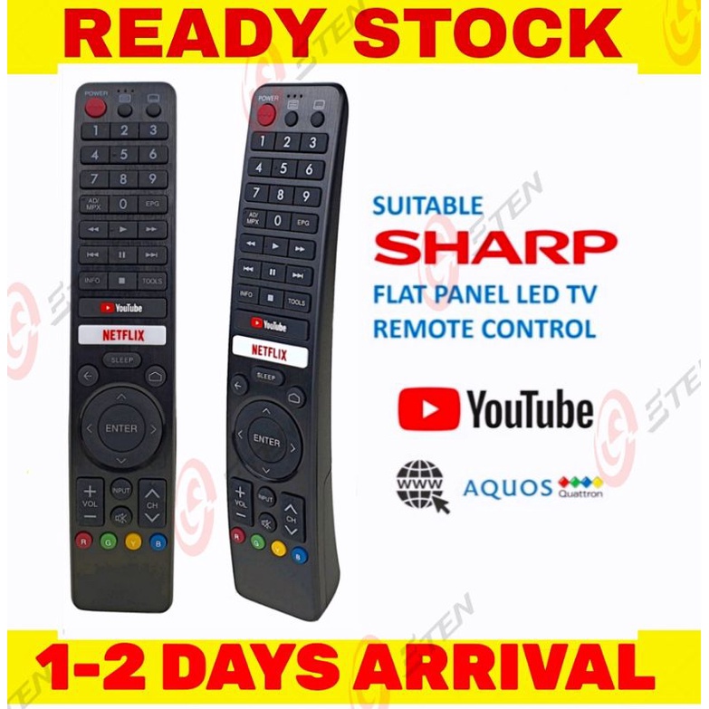 SHARP LED/Android TV /Smart TV Remote Control 326 Compatible With ...