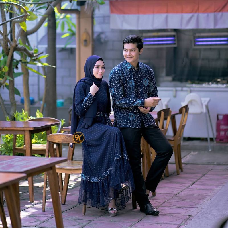 KATUN Modern Couple Batik Clothes Set Couple Clothes Couple Gamis ...
