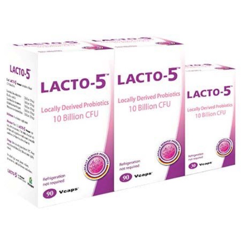 Lacto-5 Locally Derived Probiotics (90s x 2 + 30s) | Shopee Malaysia