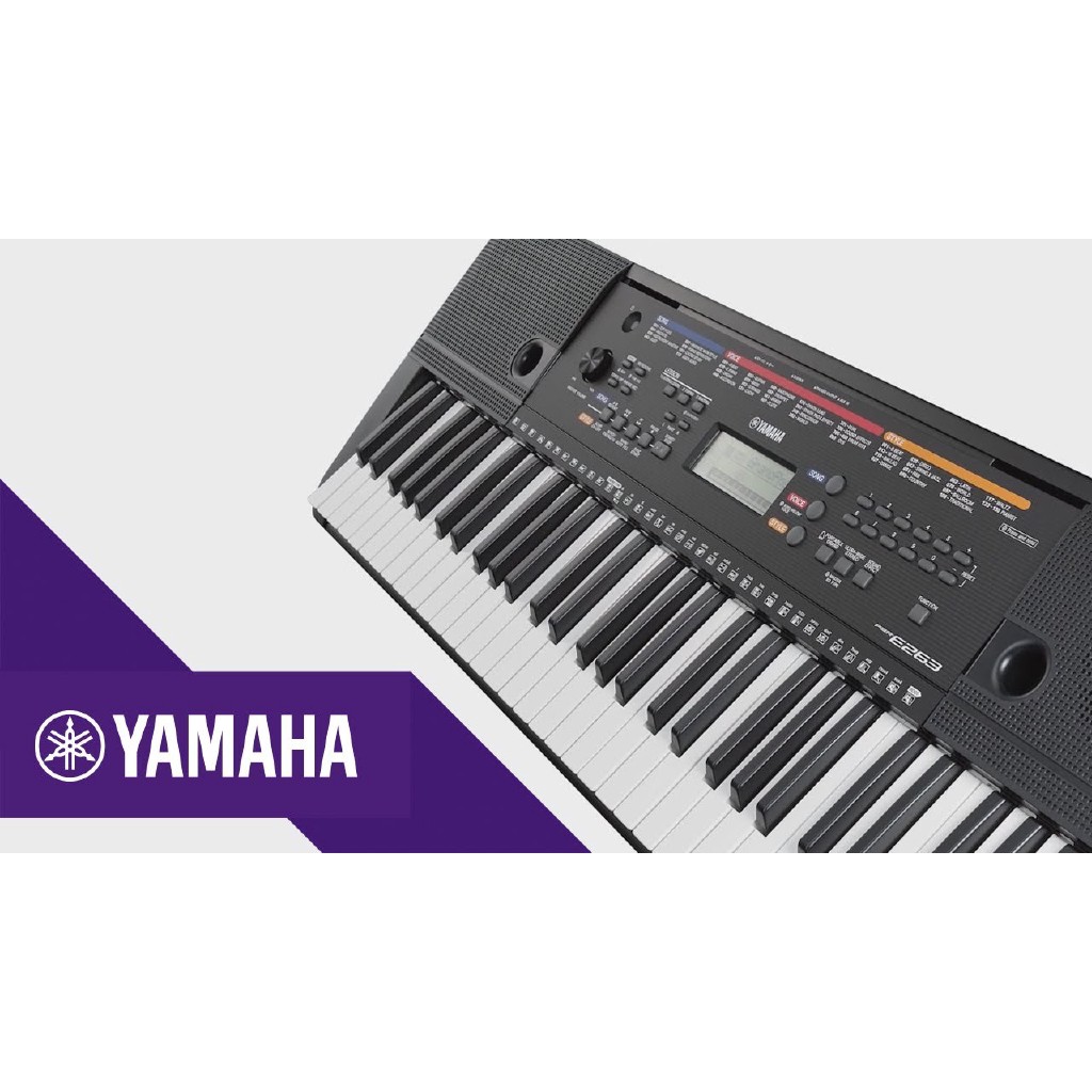 Yamaha Keyboard PSR- E263 61-Keys | Shopee Malaysia