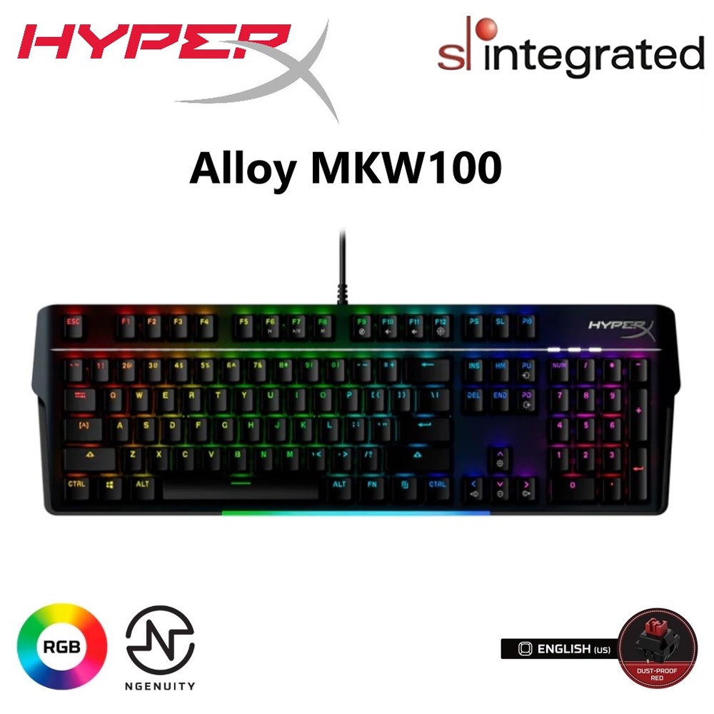 HyperX Alloy MKW 100 Mechnical Gaming Keyboard | Shopee Malaysia