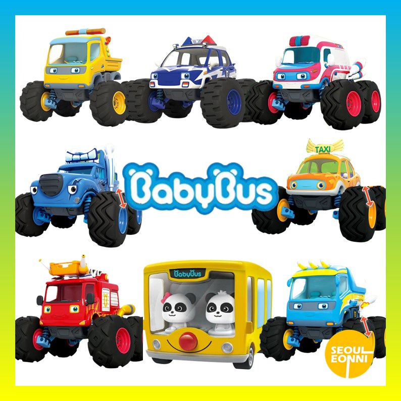 [BABYBUS] Babybus Monster Toy / Babybus Car Toy / Baby Bus Toy / Fire ...