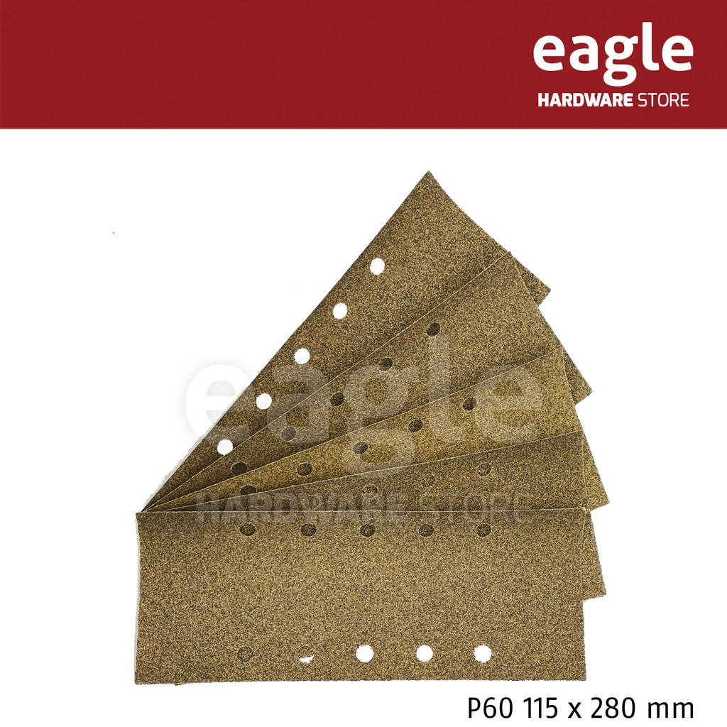 Malaysia 115 x 280mm P60 Sand Paper - 5pcs ( SSS310-XD, SSS310 ...