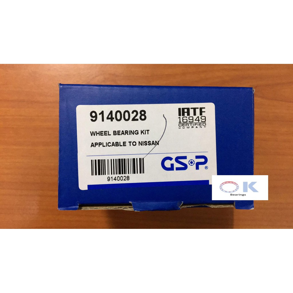 NISSAN SENTRA N16 FRONT WHEEL BEARING - GSP BRAND | Shopee Malaysia