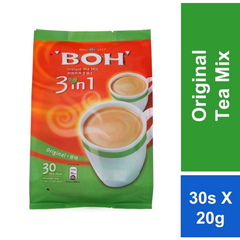 BOH Original 3 in 1 Instant Tea Mix (30 x 20g) | Shopee Malaysia