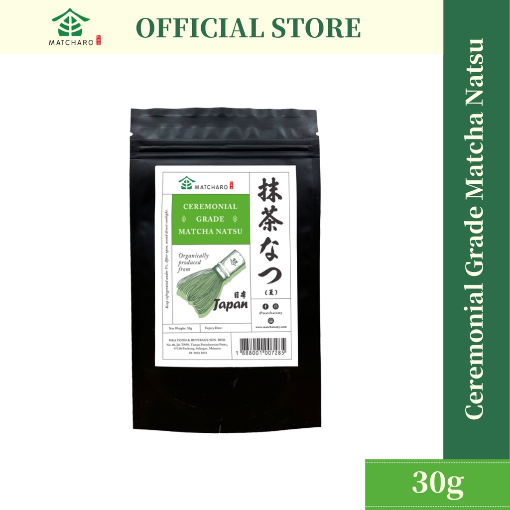 MATCHARO Japan Imported Matcha Natsu 夏/Ceremonial Grade Matcha Powder ...