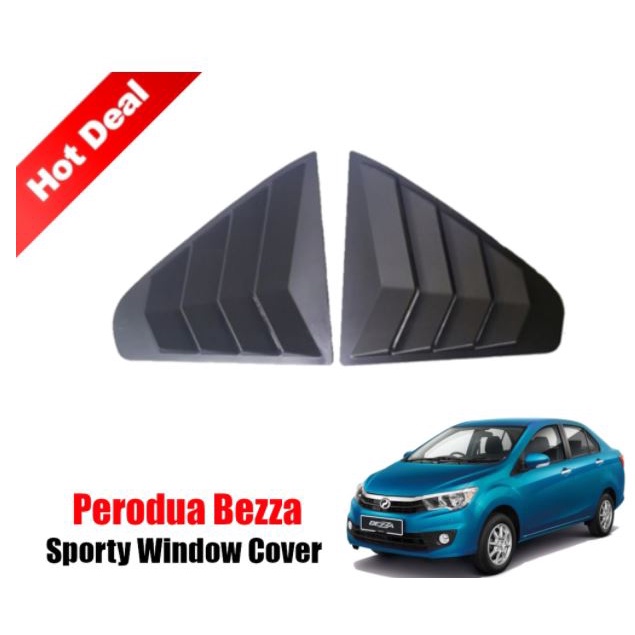 Perodua Bezza Mustang Window Cover Car Shark Mirror Cover Sporty Rear ...