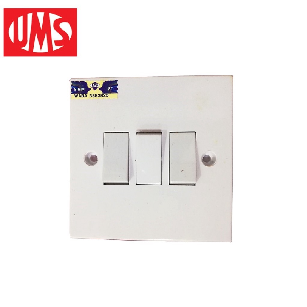 UMS Switch Socket (1g 1w/ 2g 1w/ 3g 1w/4g 1w) & Water Heater | Shopee ...
