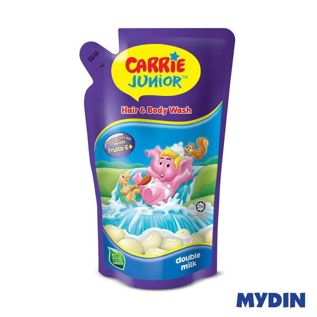 Carrie Junior Hair & Body Wash Refill Double Milk (500g) | Shopee Malaysia