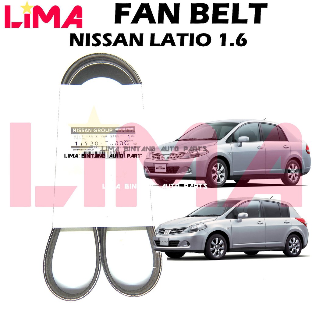 NISSAN LATIO C11 1.6 FAN BELT , V BELT *NISSAN* ORIGINAL ( 7PK1140 ...