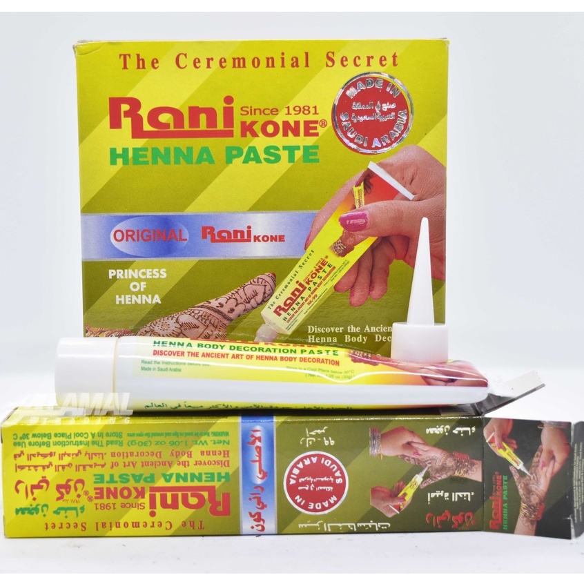 ORIGINAL Rani Kone Henn Nail Decoration natura/RANI KONE HENNA PASTE ...