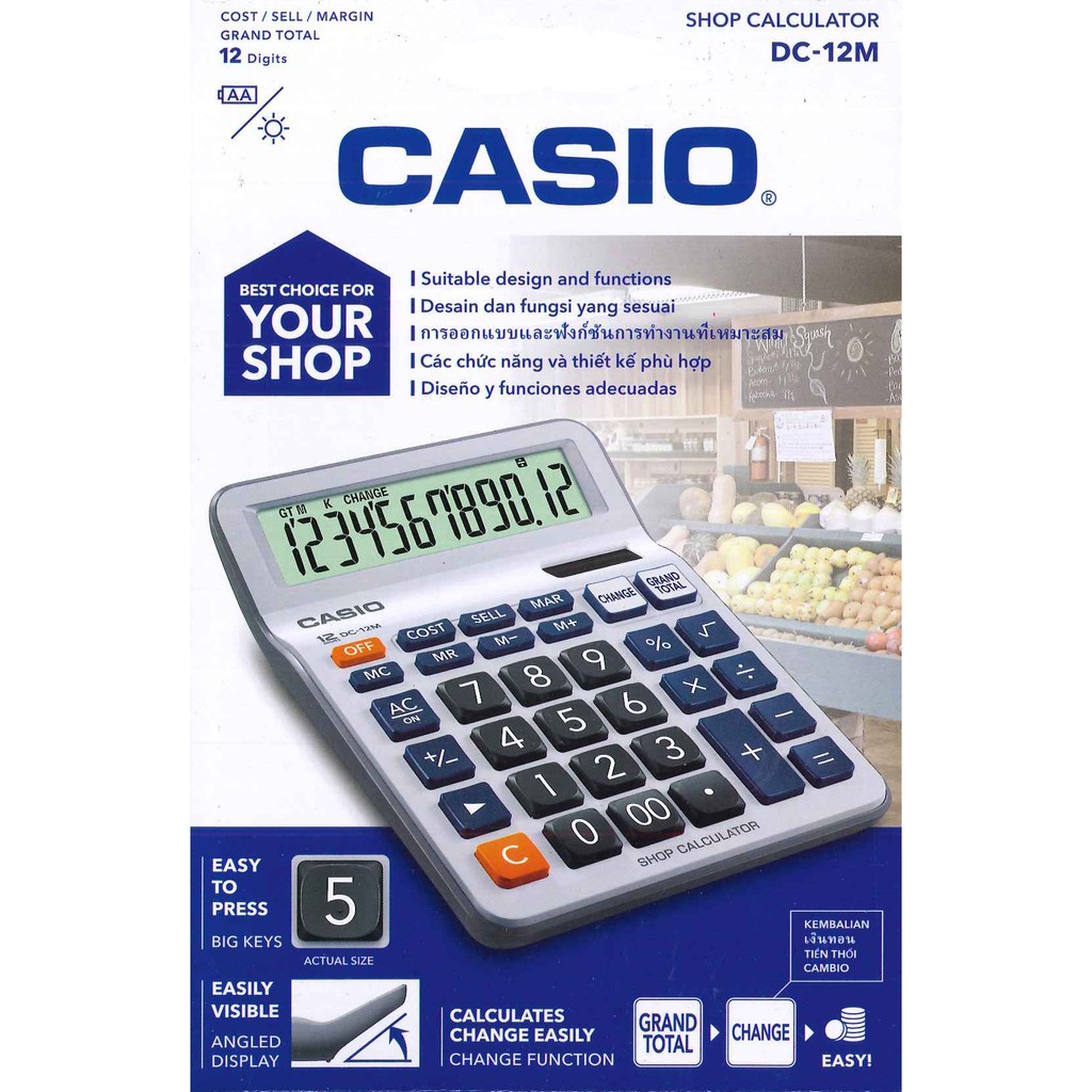 CASIO SHOP CALCULATOR (Original 12Months Warranty) | Shopee Malaysia