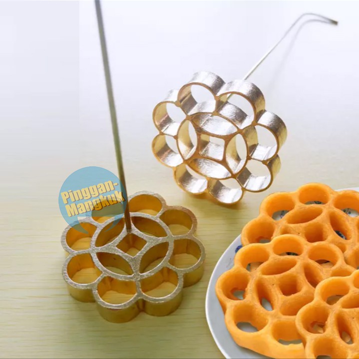 Traditional Honeycomb/ Kuih Rose Cookie/ Kuih Loyang Mould/ Kiuh Bunga ...