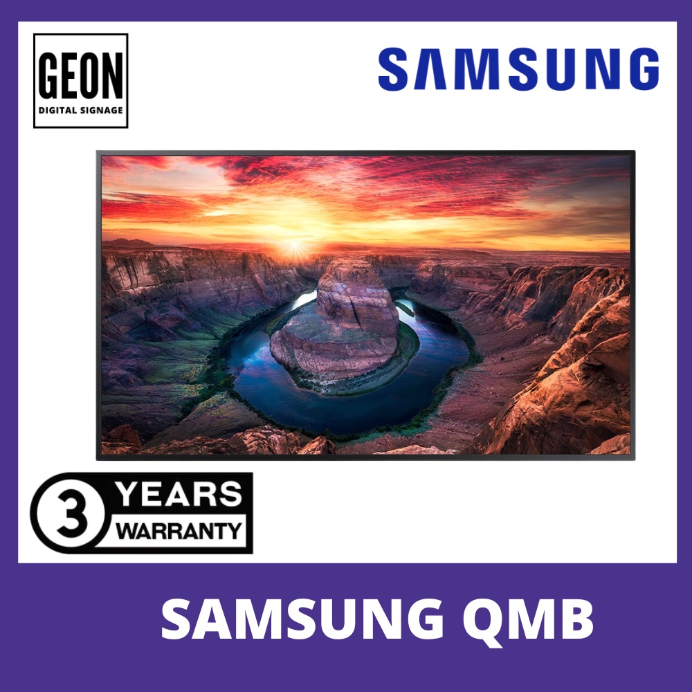 SAMSUNG 65″ LH65QMB-EBGC QM65B QMB UHD 4K Smart Digital Signage Display ...