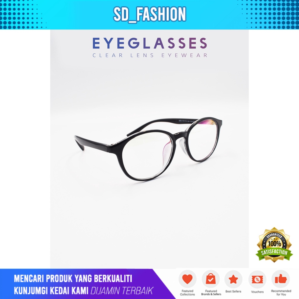 Cermin Mata Eyelasses For Women Korea Fashion Simple Design Frame ...