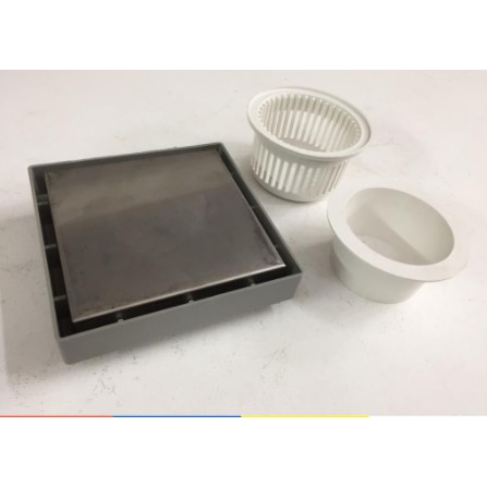 WIRAPLAS 6" x 6" S/Steel Floor Grating c/w PVC Filter | Shopee Malaysia