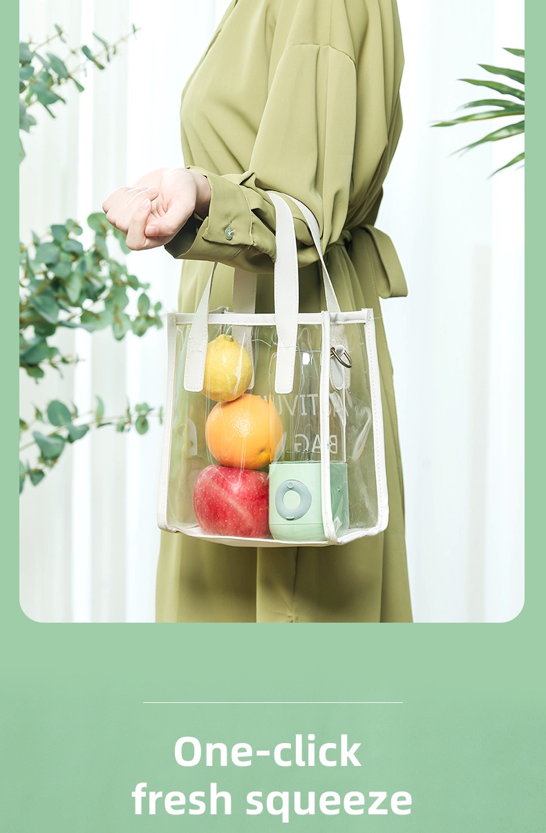 [Shopee Choice] 500ml Electric Juicer Cup Portable Smoothie Blender ...