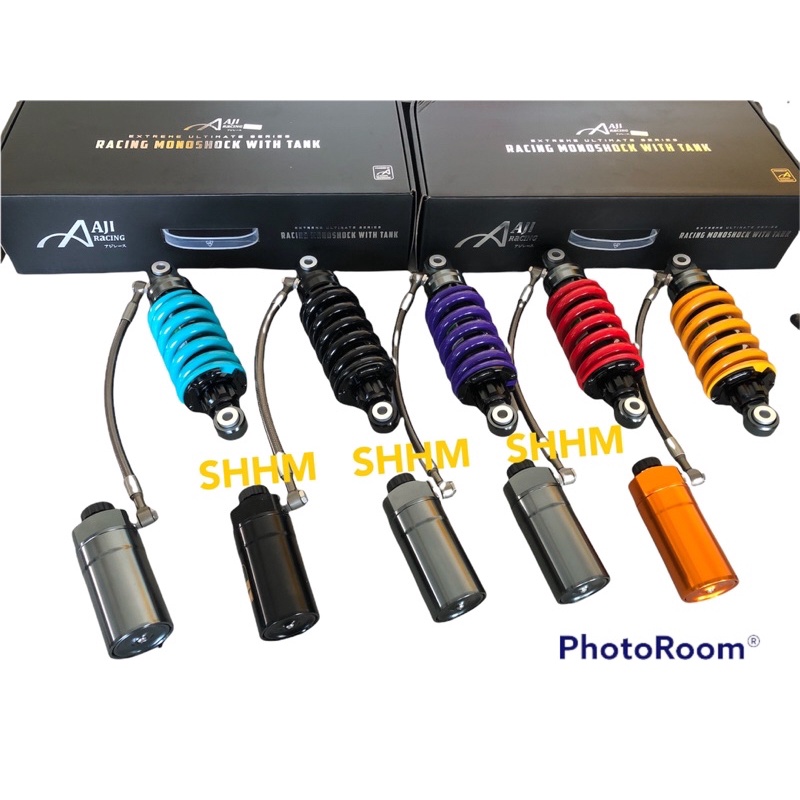 AJI RACING 230MM RS150 MONOSHOCK ADJUSTABLE GAS WITH 360’ PNP 100 ...