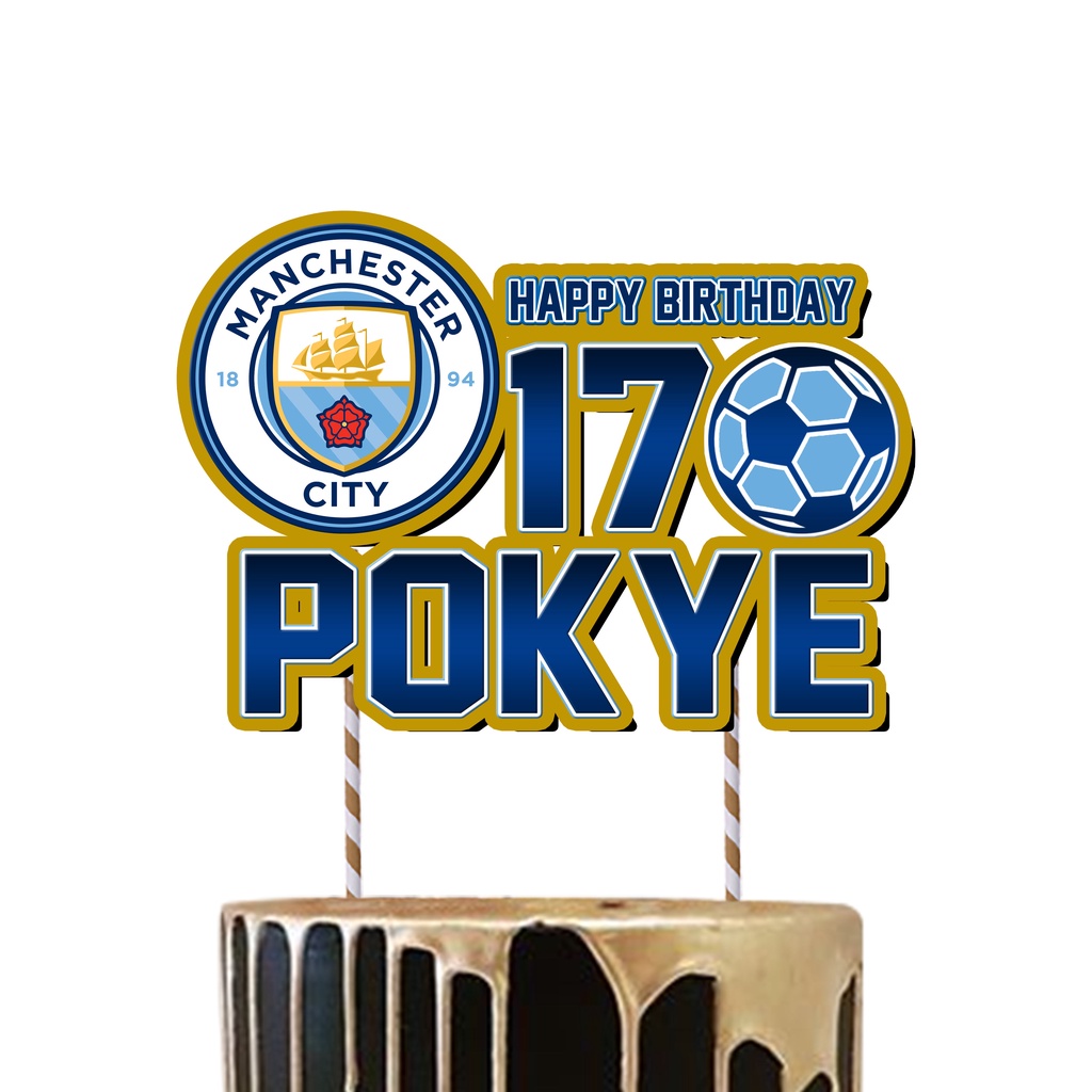 MANCHESTER CITY CAKE TOPPER | Shopee Malaysia